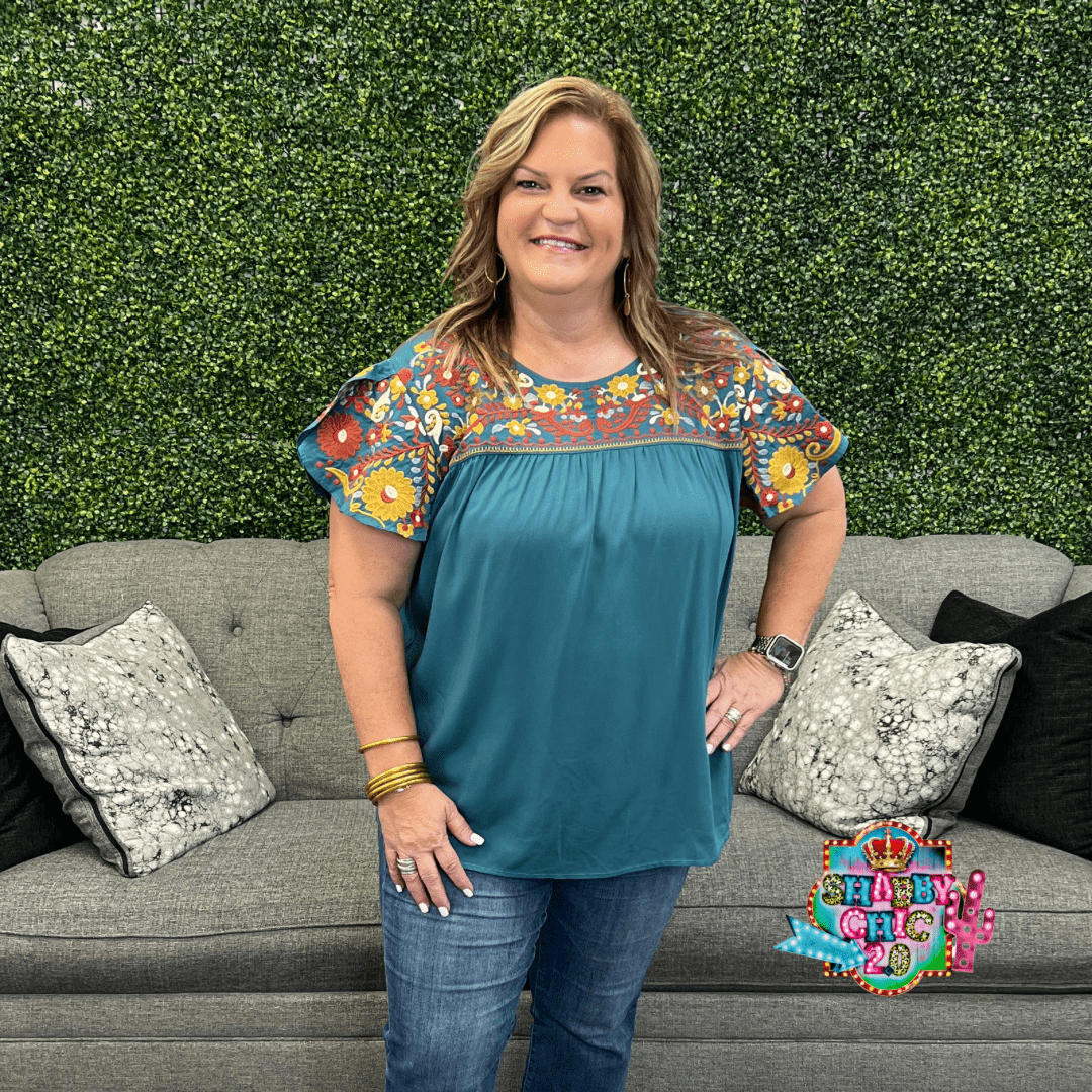 Layerz Jade Top – Shabby Chic Boutique and Tanning Salon