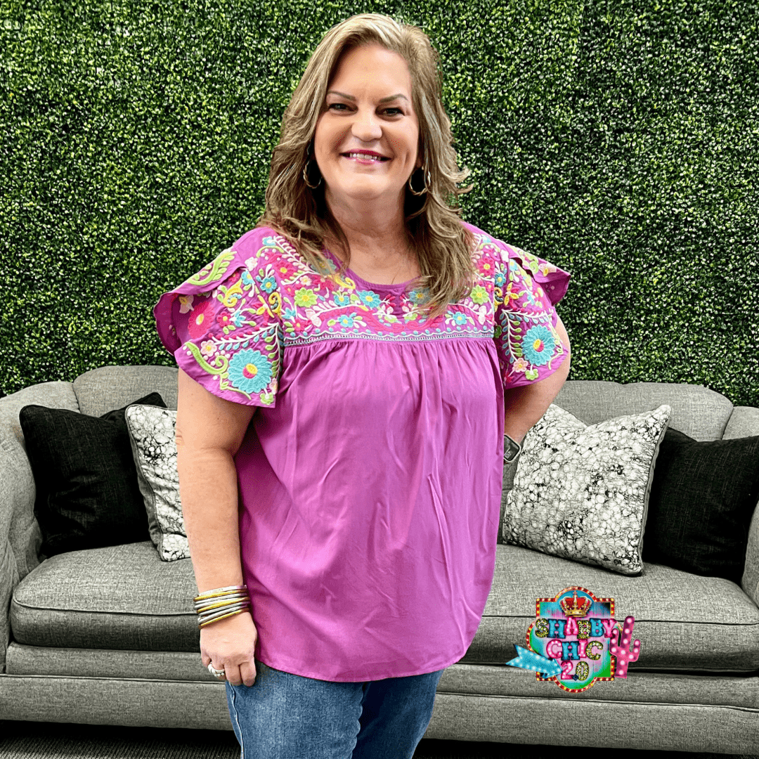 Layerz Violet Top – Shabby Chic Boutique and Tanning Salon