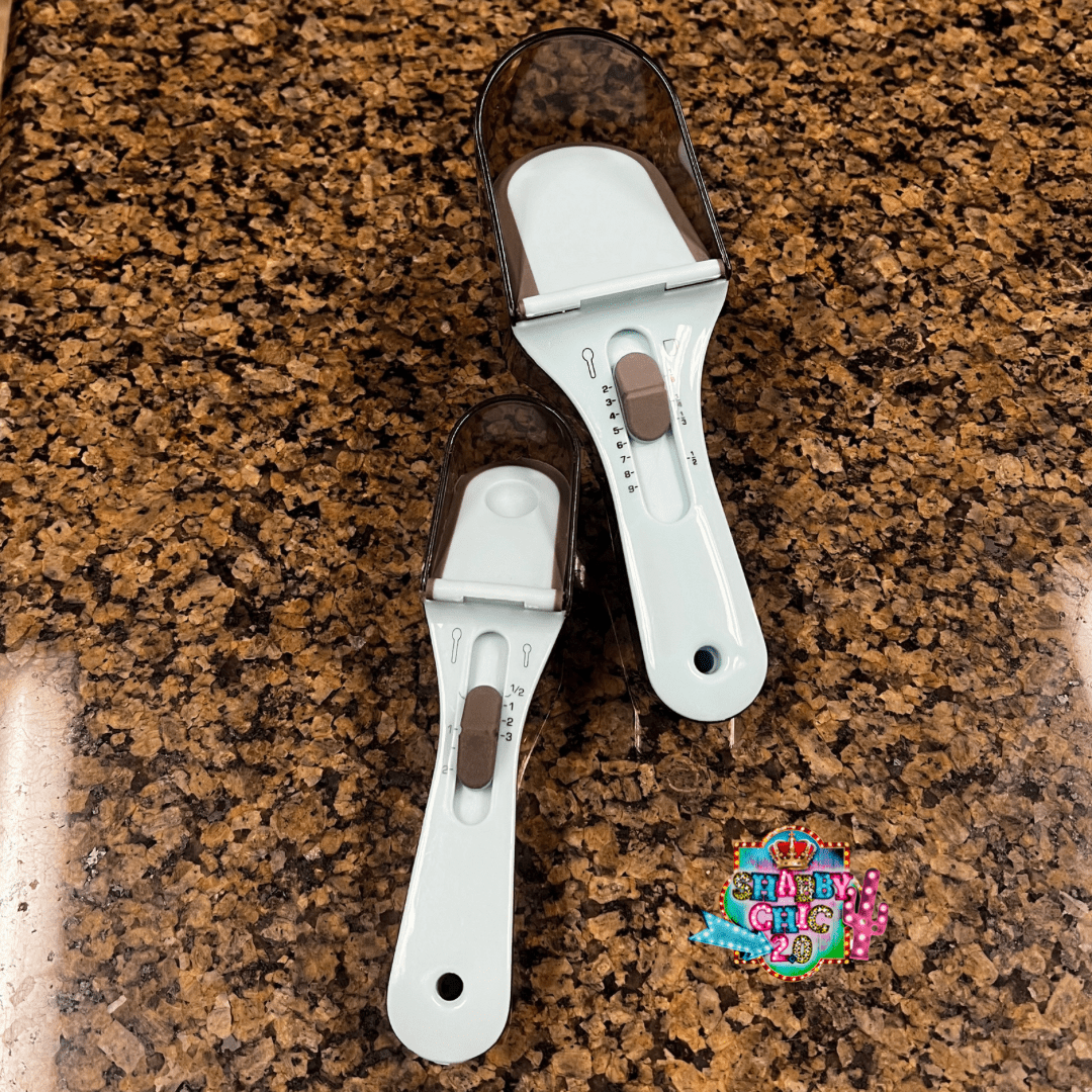 Adjustable Measuring Spoon and Cup – Shabby Chic Boutique and Tanning Salon