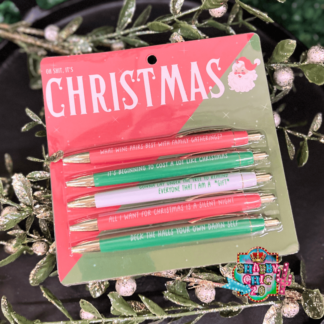 Christmas Pen Set – Shabby Chic Boutique and Tanning Salon