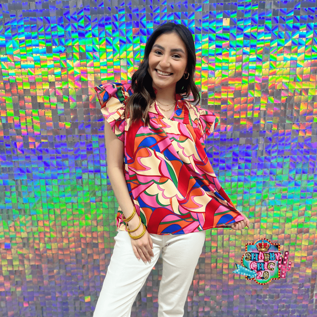 Color Me Crazy Top – Shabby Chic Boutique and Tanning Salon