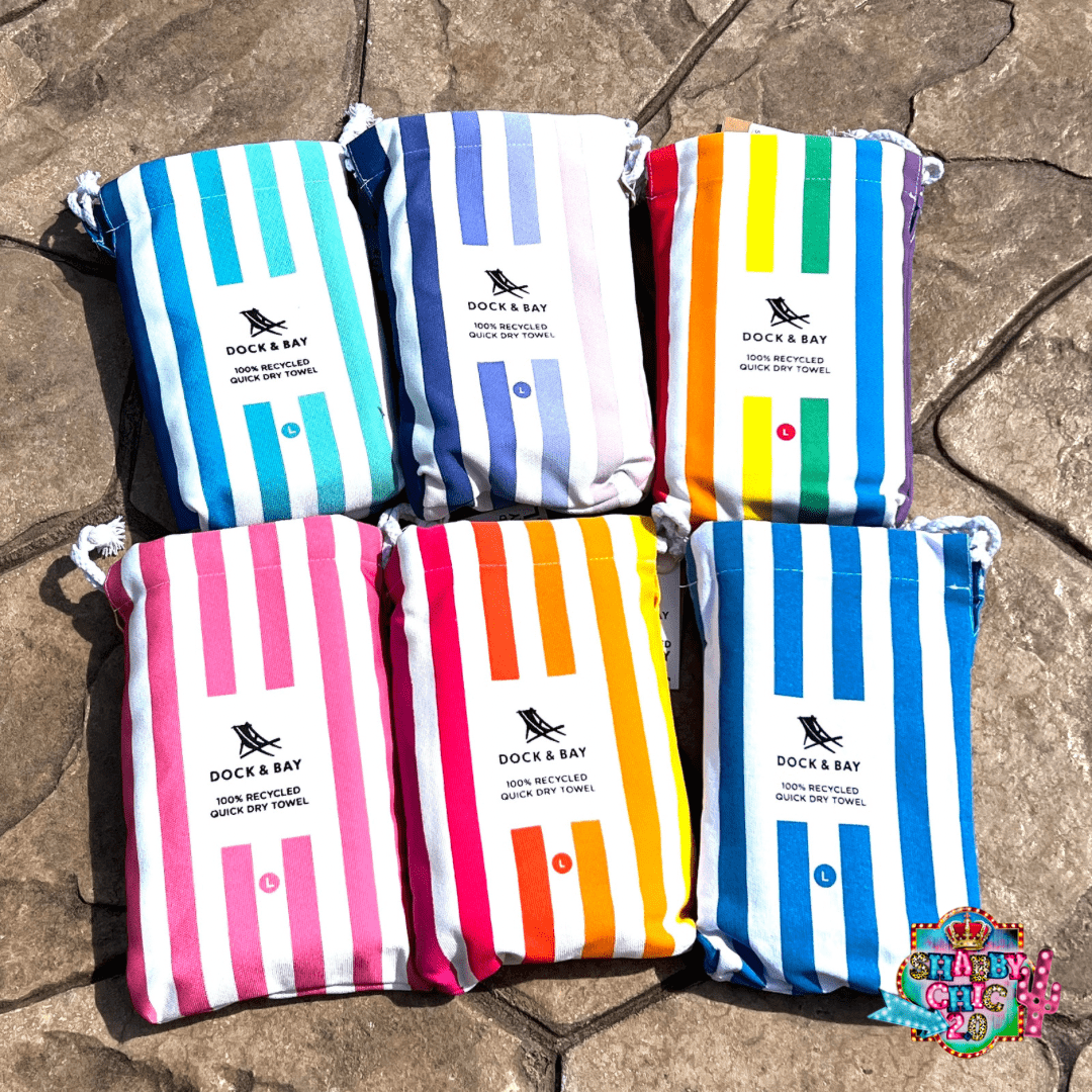 Dock and Bay - L Towels – Shabby Chic Boutique and Tanning Salon