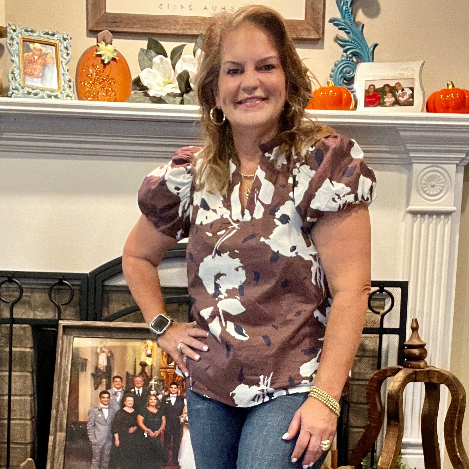 Fall For Flowers Top – Shabby Chic Boutique and Tanning Salon