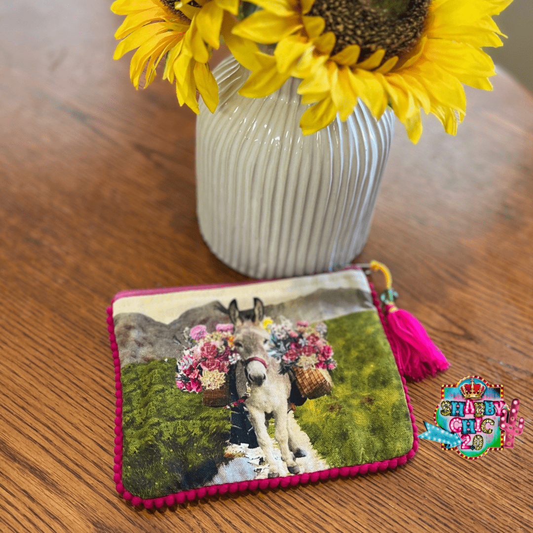 Floral Donkey Pouch – Shabby Chic Boutique and Tanning Salon