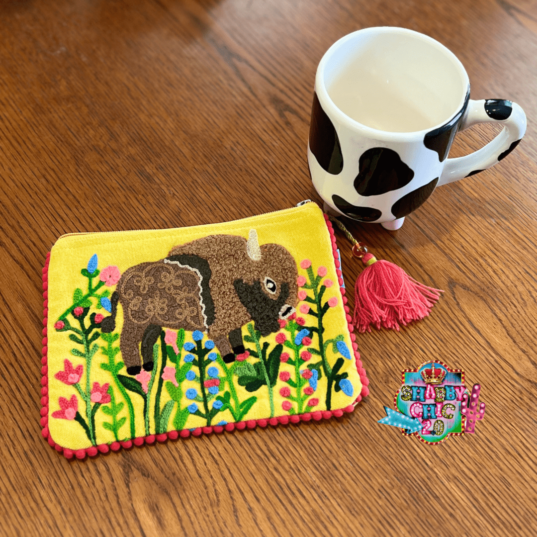 Greatest and Brave Bison Pouch – Shabby Chic Boutique and Tanning Salon