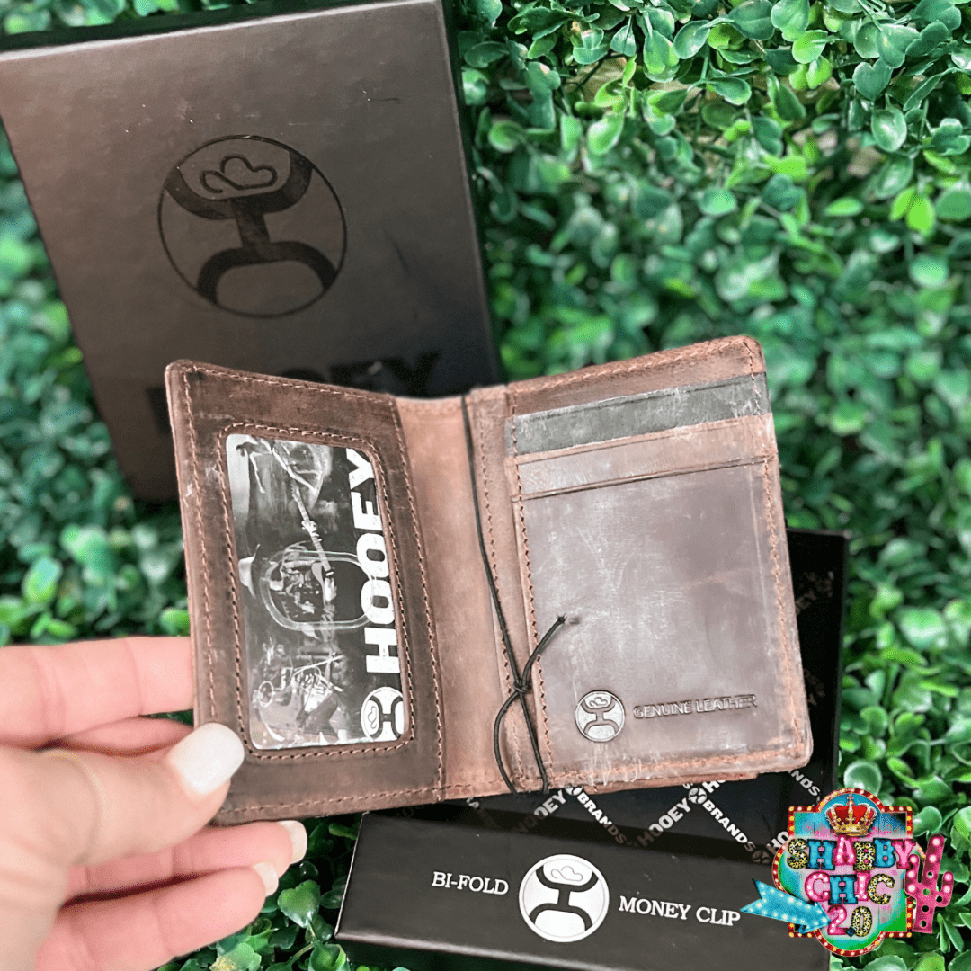 HOOEY "AUSTIN" HOOEY BIFOLD MONEY CLIP BROWN W/ AZTEC – Shabby Chic Boutique and Tanning Salon