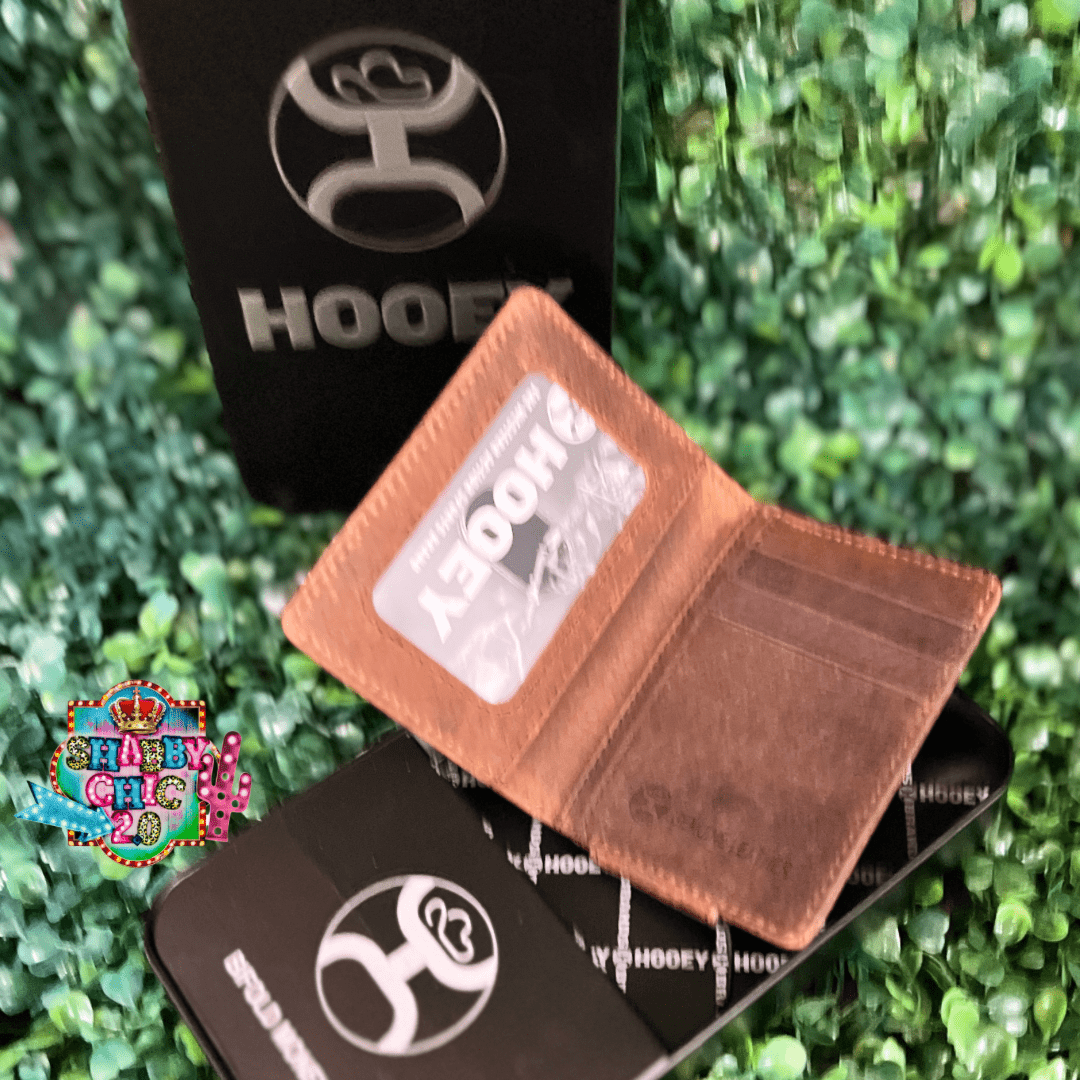 HOOEY "GRAYSON" HOOEY BIFOLD MONEY CLIP WALLET BROWN/TAN – Shabby Chic Boutique and Tanning Salon