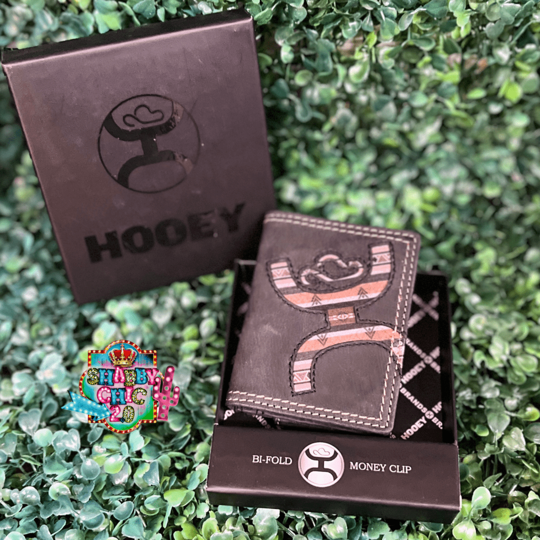 HOOEY "HOOEY ORIGINAL " BIFOLD MONEY CLIP BLACK W/LAKOTA PRINT – Shabby ...