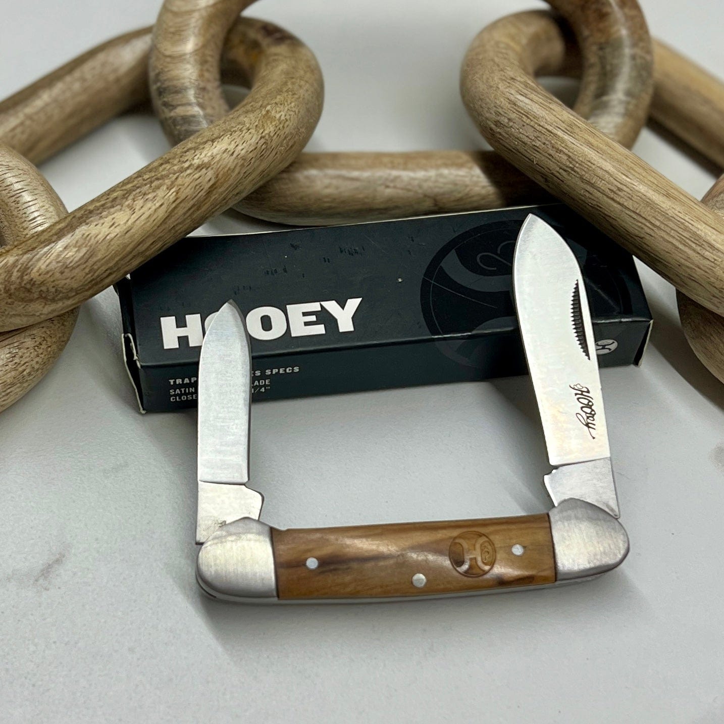HOOEY "NATURAL WOOD CANOE" HOOEY KNIFE – Shabby Chic Boutique and ...