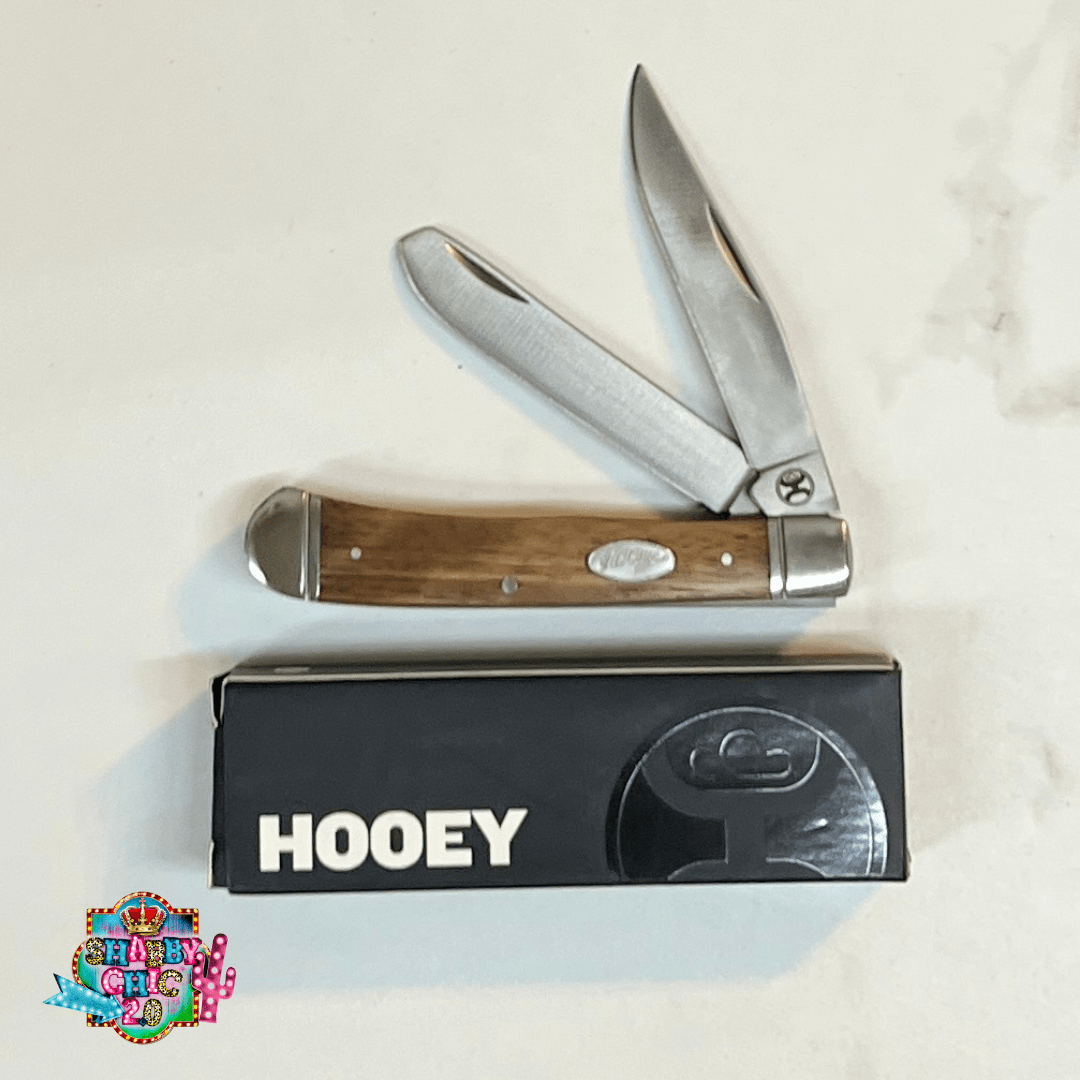 HOOEY "ZEBRA WOOD TRAPPER" KNIFE – Shabby Chic Boutique and Tanning Salon