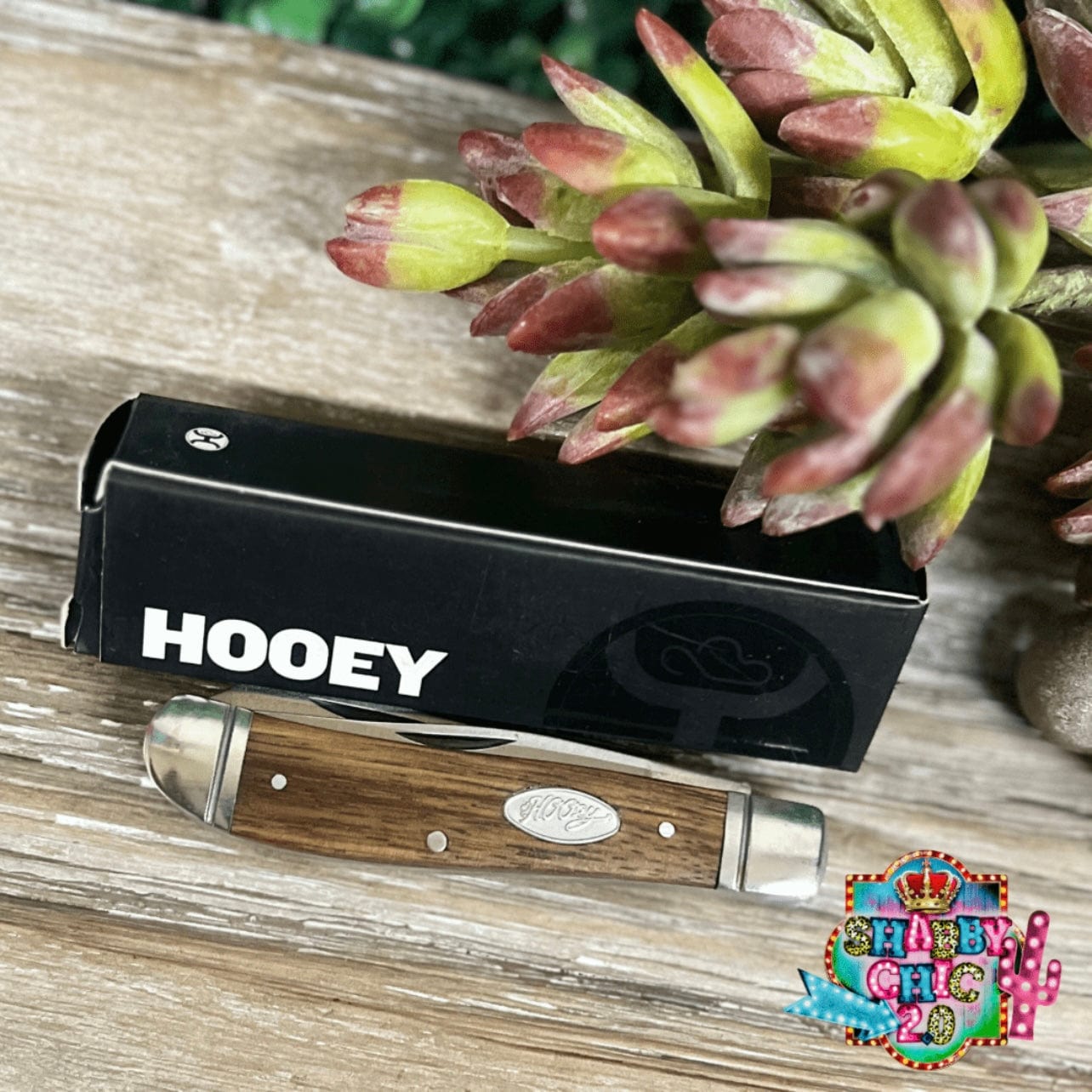 HOOEY "ZEBRA WOOD TRAPPER" KNIFE – Shabby Chic Boutique and Tanning Salon