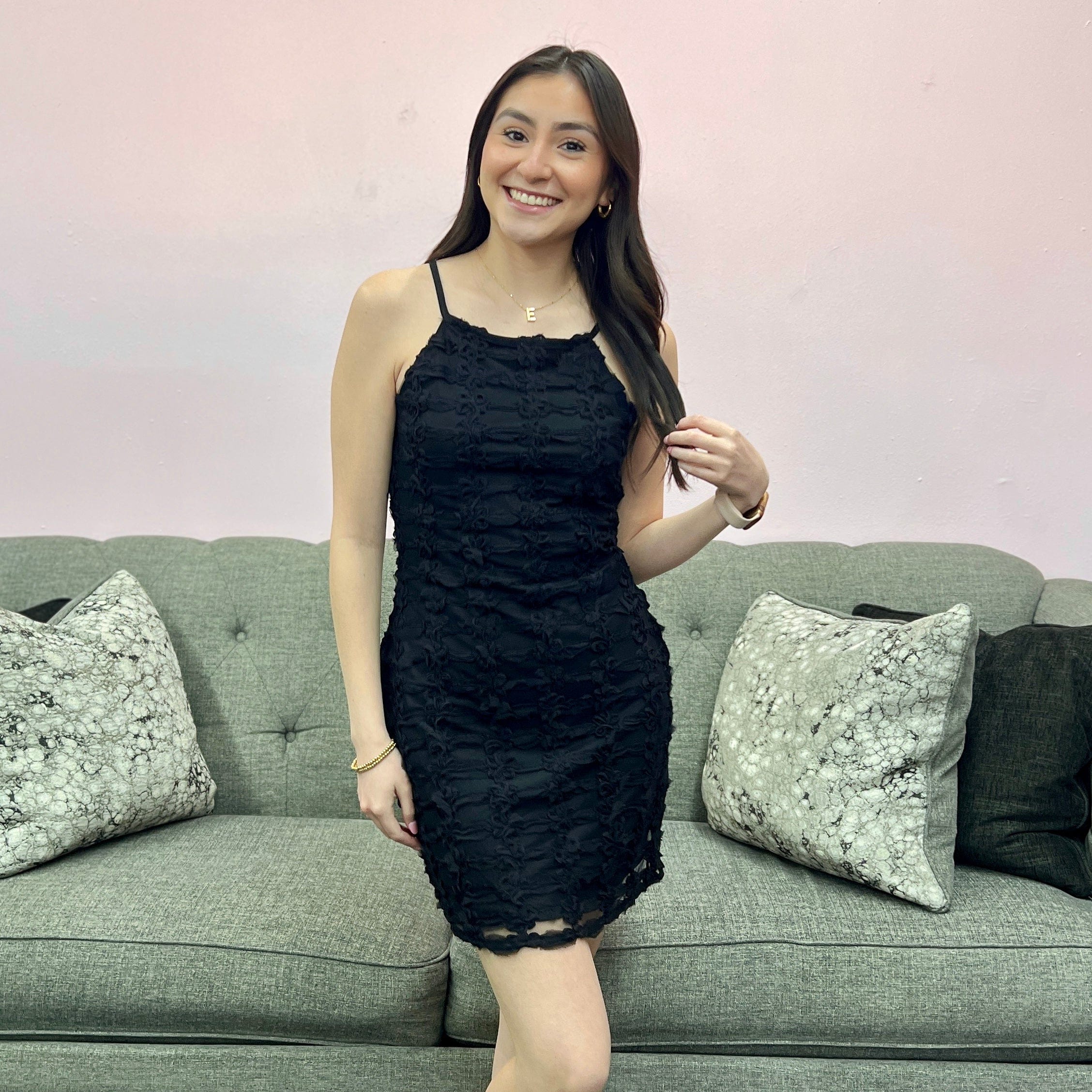 Let's Get Personal Dress - Black – Shabby Chic Boutique and Tanning Salon