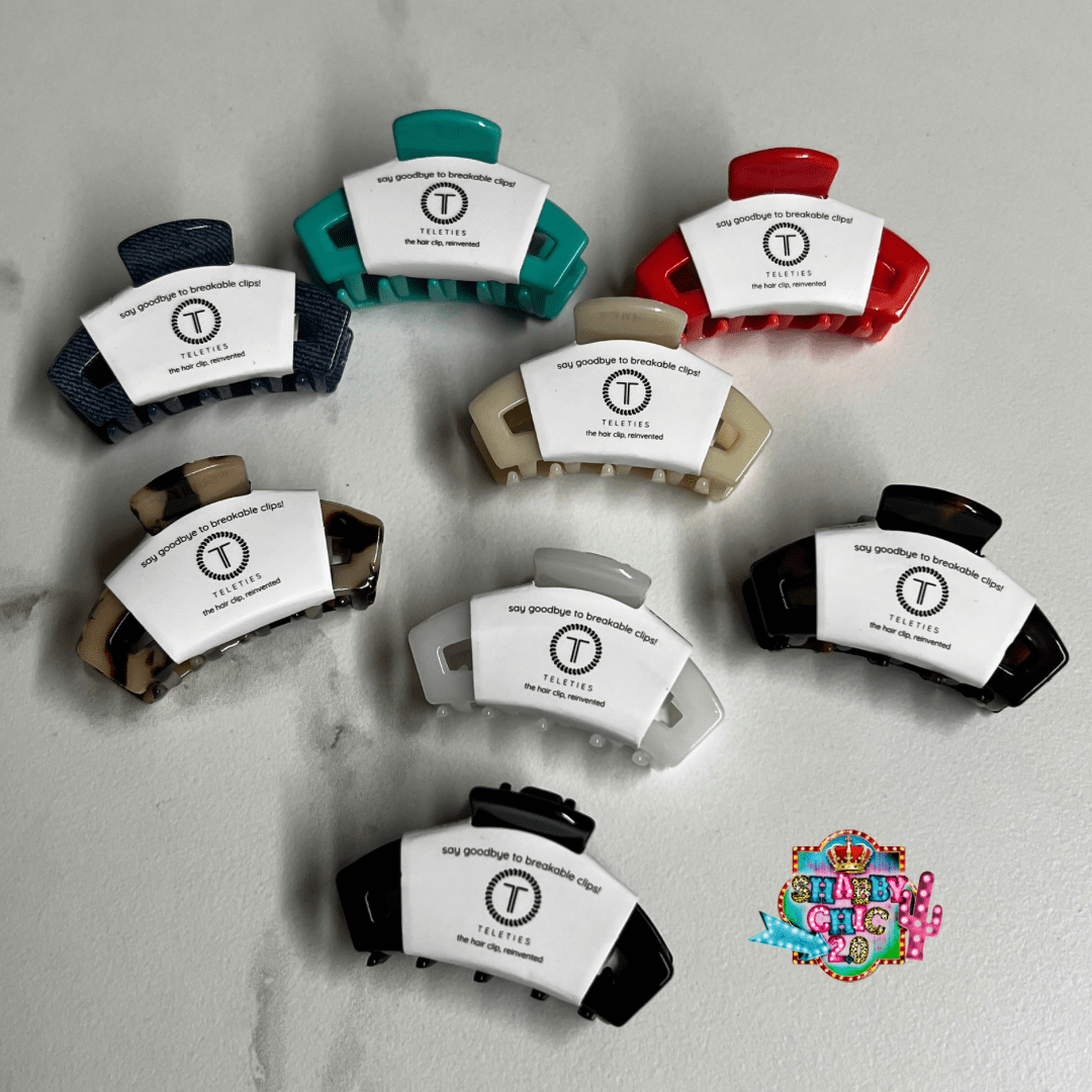 Open Teleties Hair Clips - Tiny – Shabby Chic Boutique and Tanning Salon