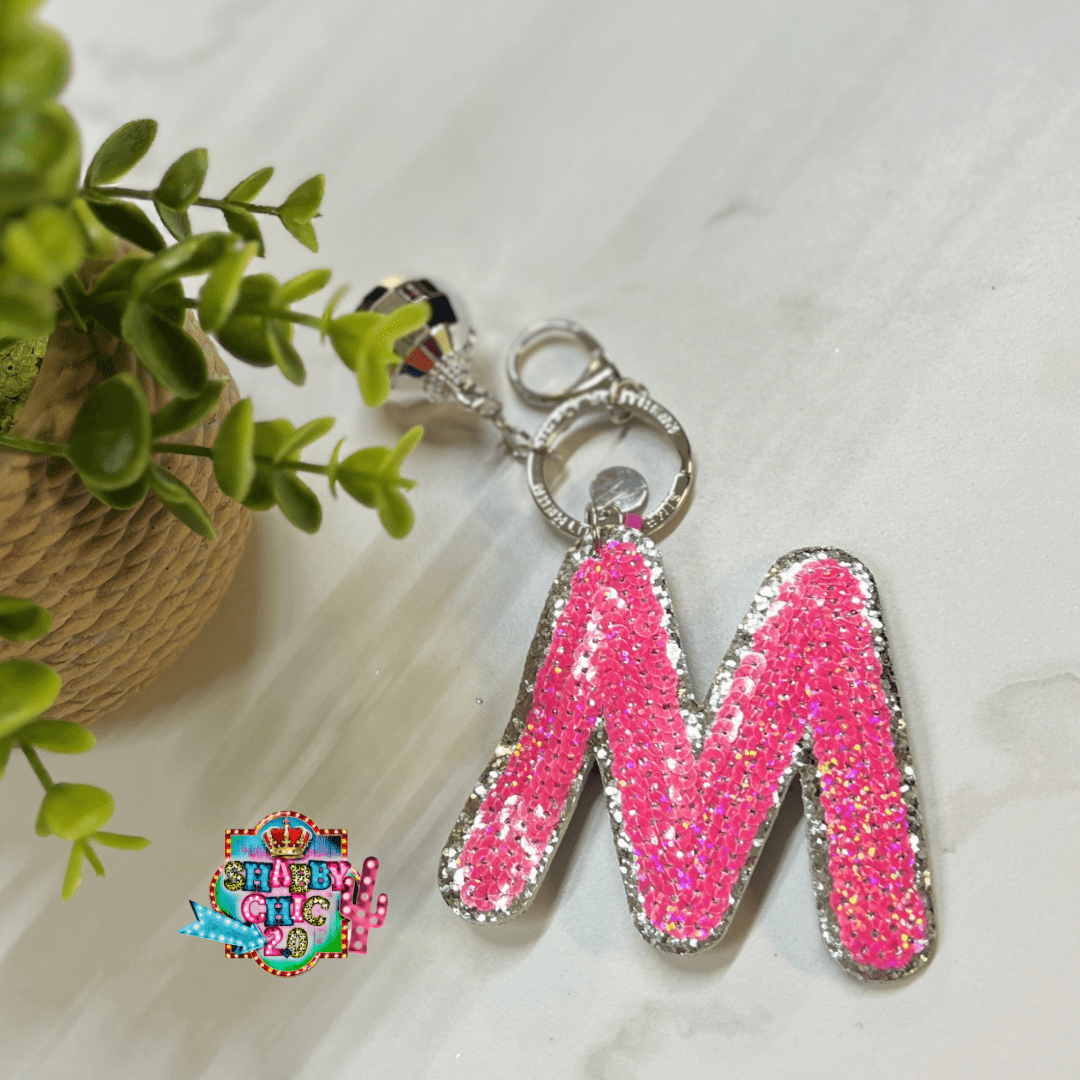 Pink Sequin Letter Keyrings – Shabby Chic Boutique and Tanning Salon