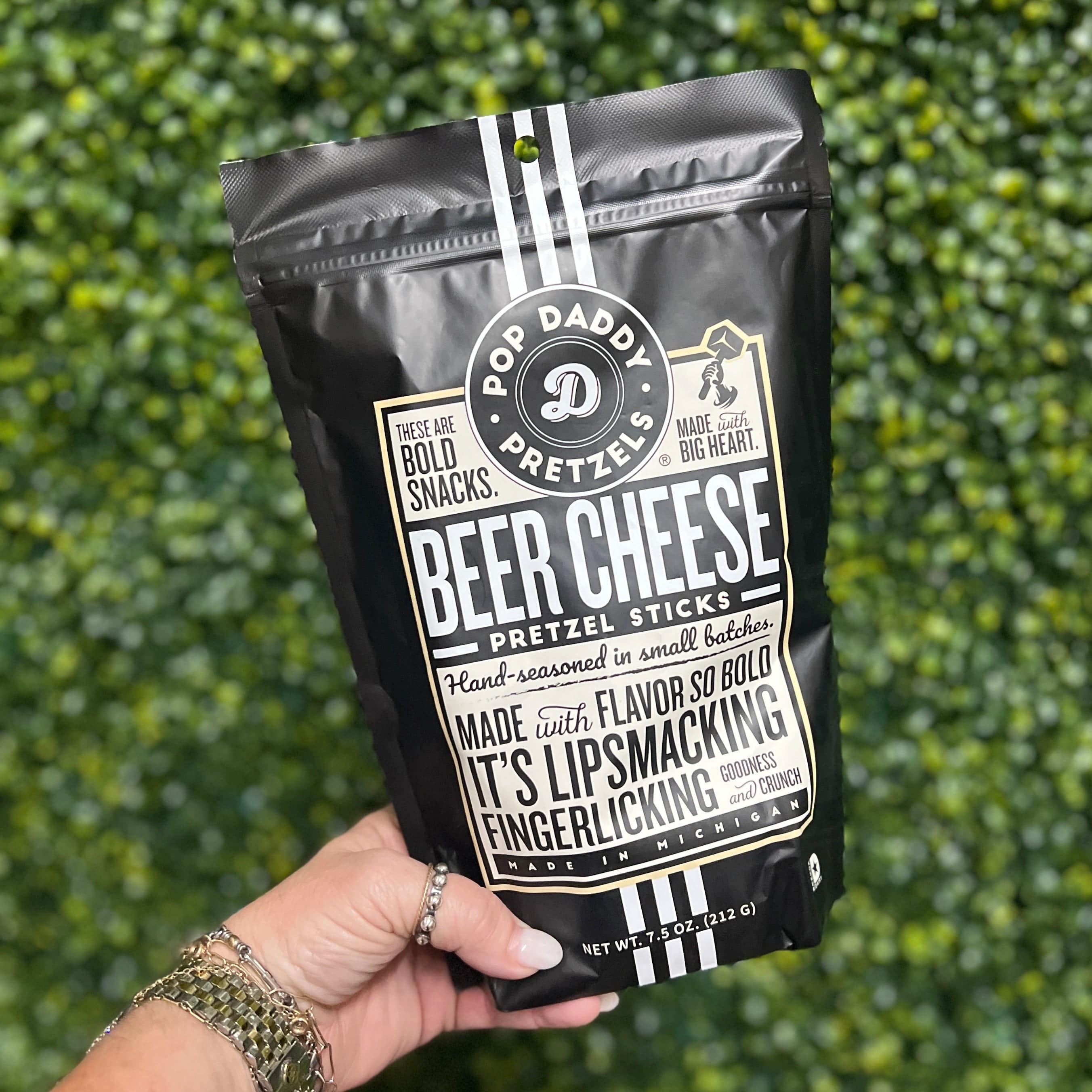 Pop Daddy – Beer Cheese Seasoned Pretzels 7.5oz – Shabby Chic Boutique ...