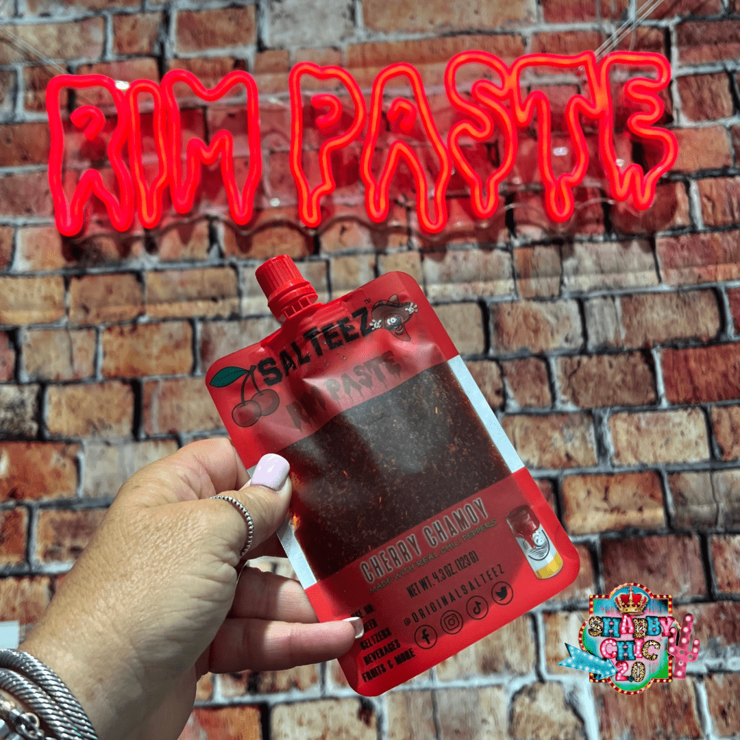 Salteez Rim Paste - Cherry Chamoy – Shabby Chic Boutique and Tanning Salon