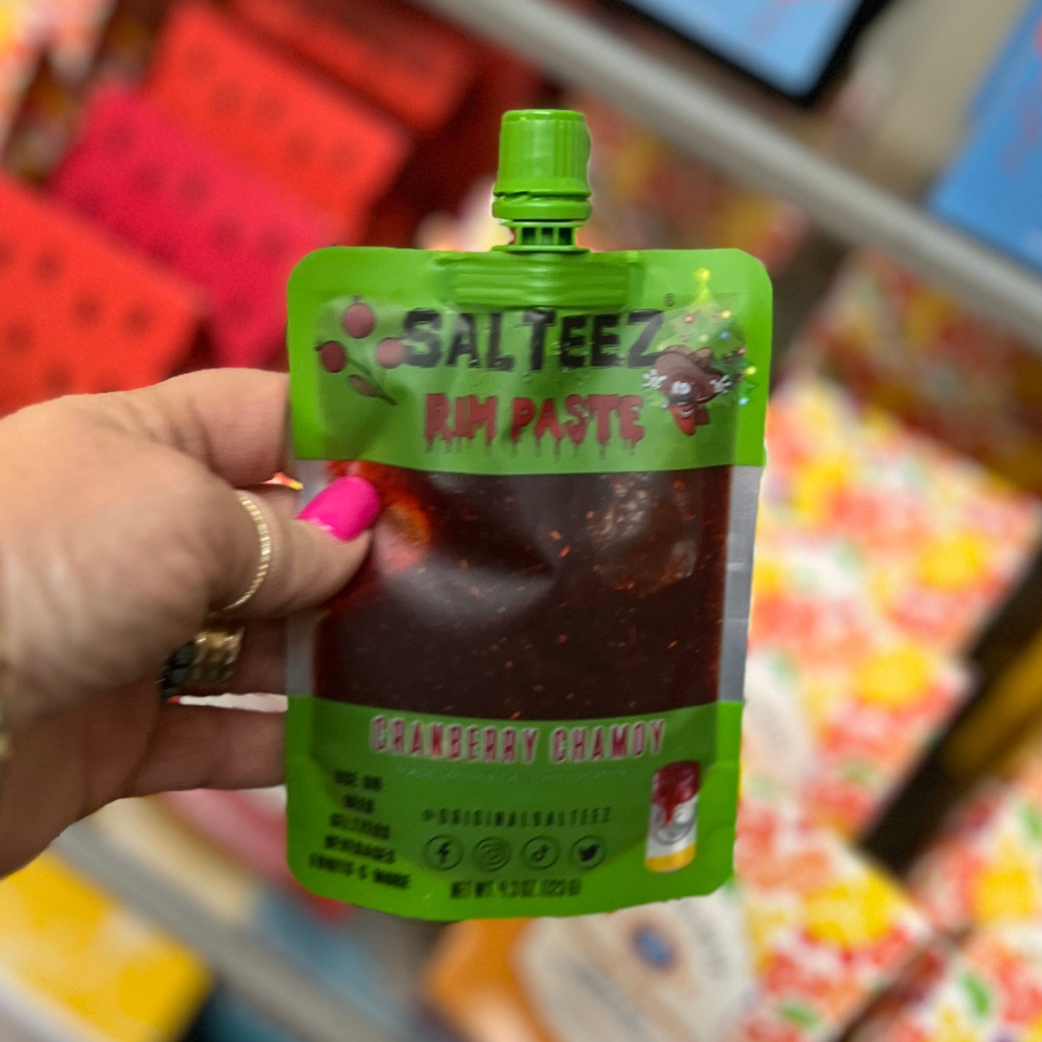 Salteez Rim Paste - Cranberry Chamoy – Shabby Chic Boutique and Tanning ...