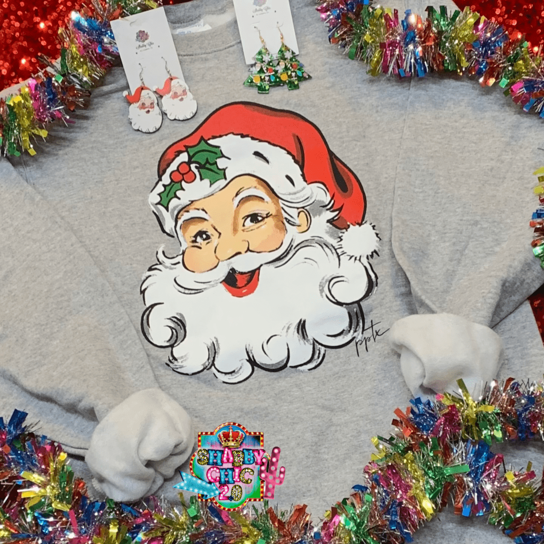 Santa Crewneck – Shabby Chic Boutique and Tanning Salon
