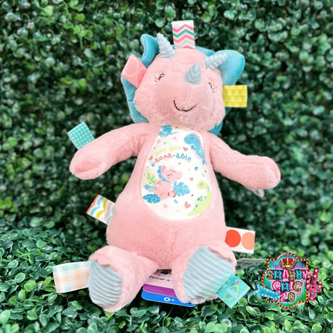 Taggies Aroar-a-saurus Soft Toy – Shabby Chic Boutique and Tanning Salon
