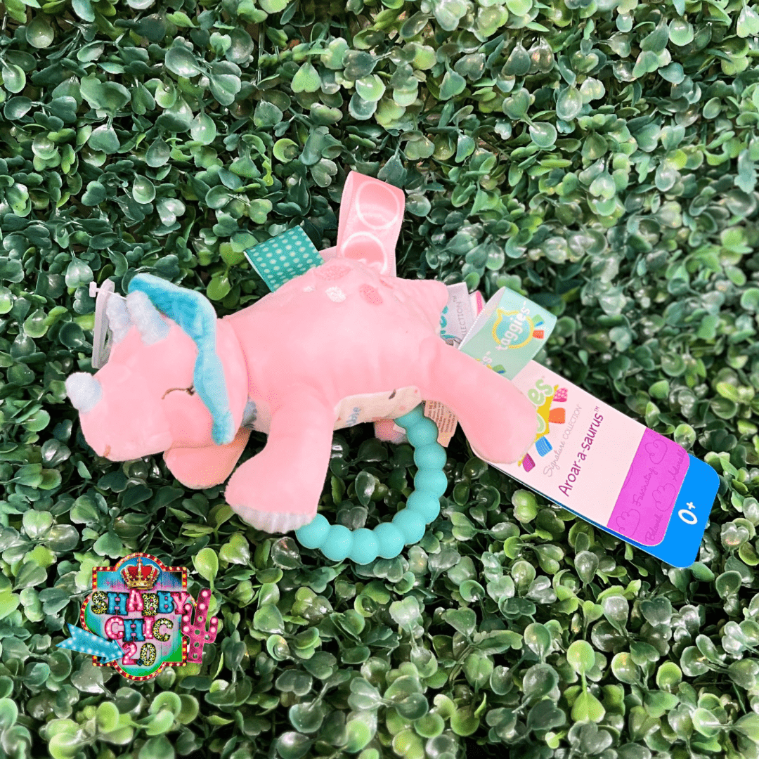 Taggies Aroar-a-saurus Teether Rattle – Shabby Chic Boutique and ...