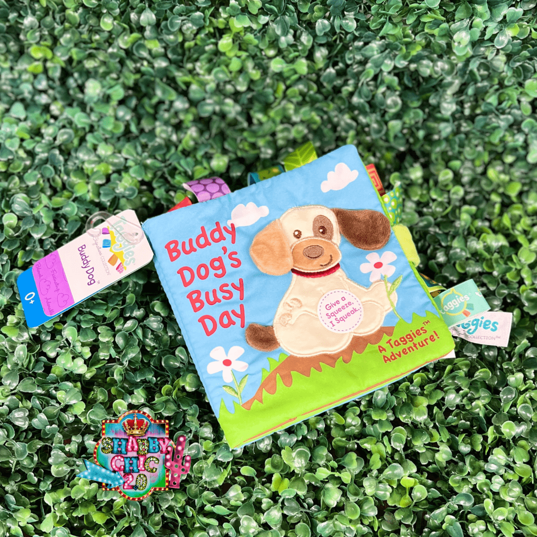 Taggies Buddy Dog Soft Book – Shabby Chic Boutique and Tanning Salon