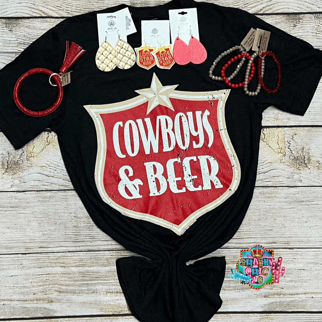 Texas True Threads Cowboys and Beer Tee – Shabby Chic Boutique and ...