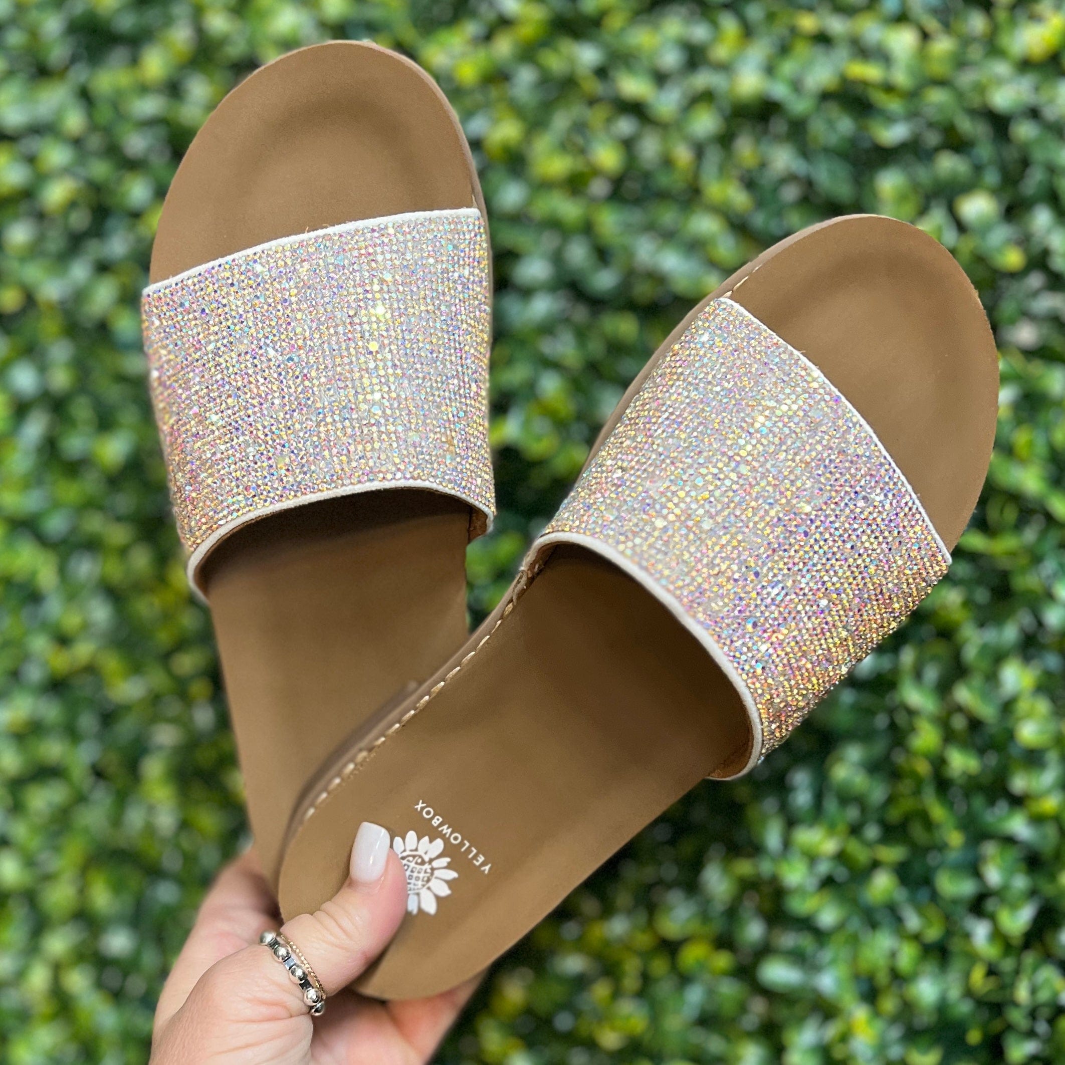 Yellowbox Kite Sandals - Crystal – Shabby Chic Boutique and Tanning Salon