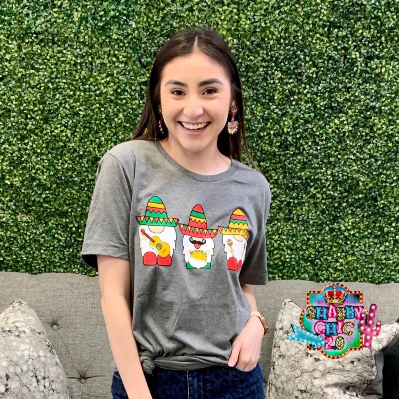 Cinco De May Gnomes Tee – Shabby Chic Boutique and Tanning Salon