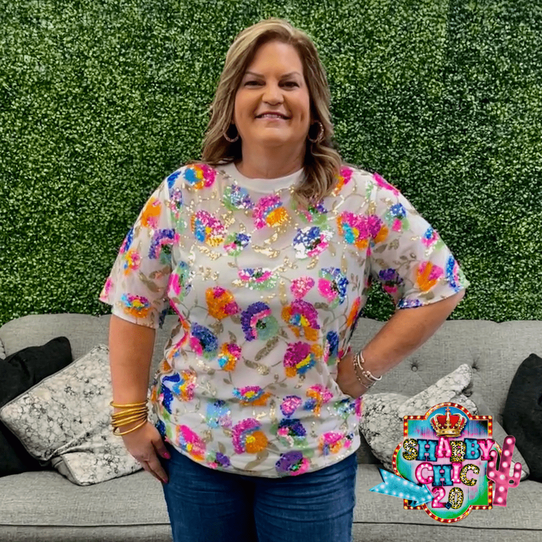 Colorful Sequin Top/Dress – Shabby Chic Boutique and Tanning Salon