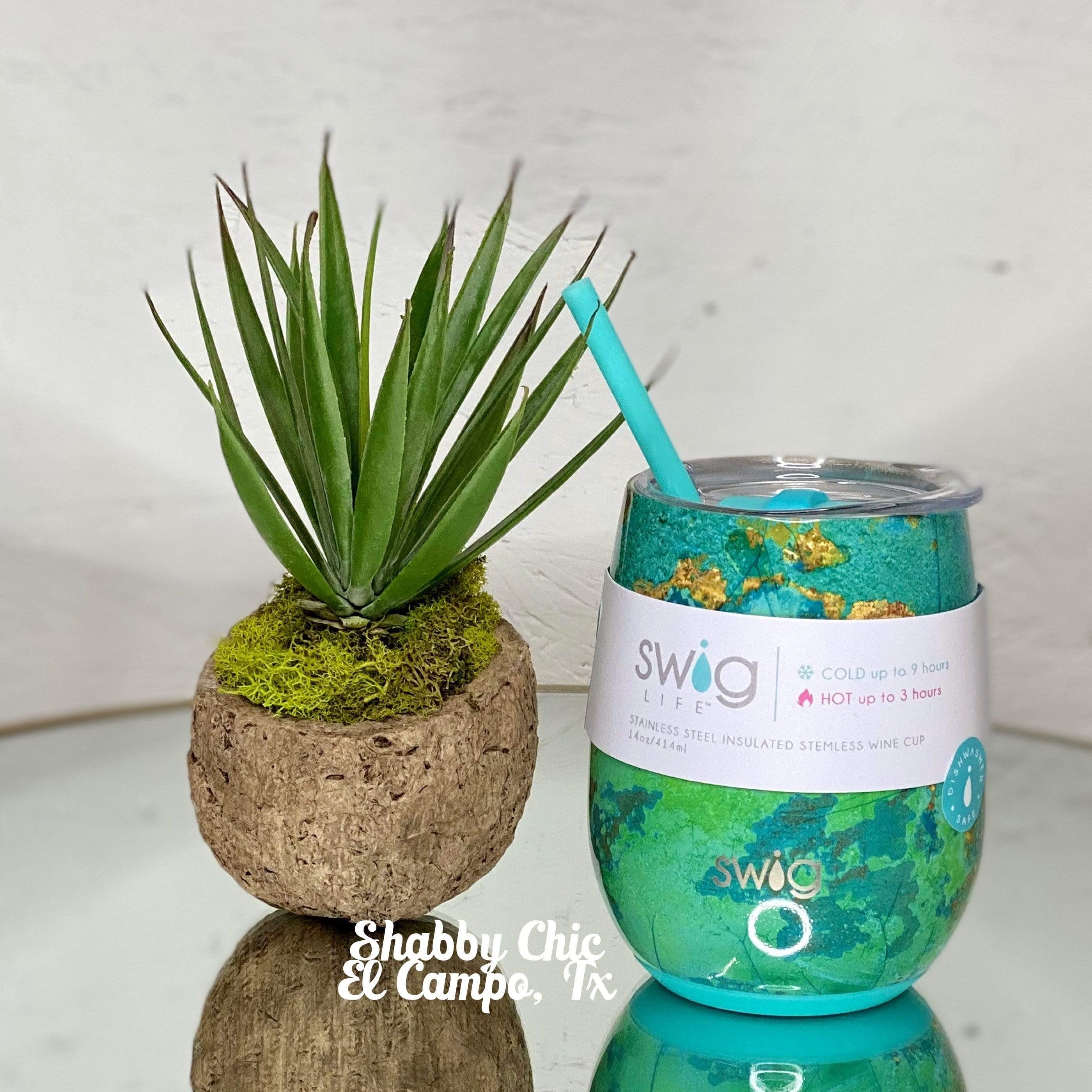 Copper Patina 14oz Stemless Wine Cup – Shabby Chic Boutique and Tanning ...
