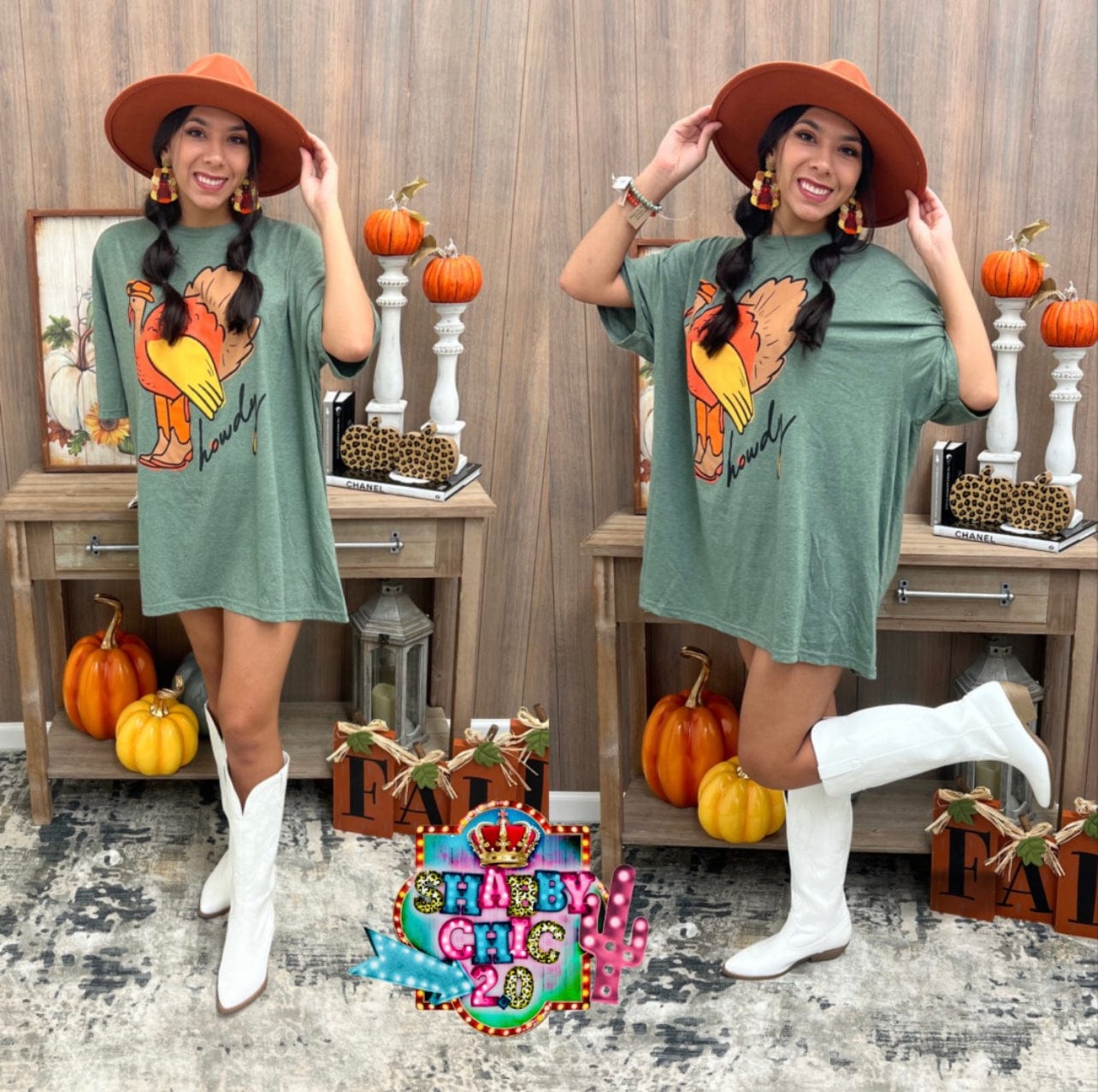 Howdy Turkey Tee – Shabby Chic Boutique and Tanning Salon