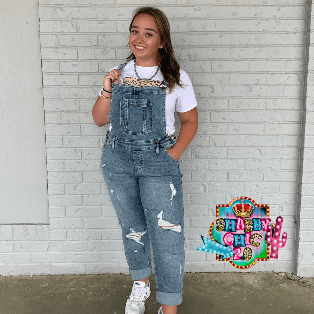 Judy Blue Distresssed Overalls – Shabby Chic Boutique and Tanning Salon