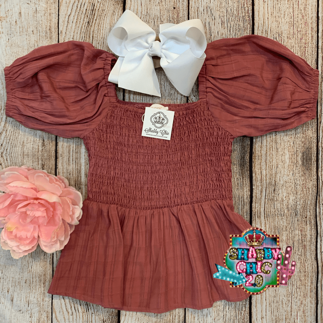 Little Girls Rose Top – Shabby Chic Boutique and Tanning Salon